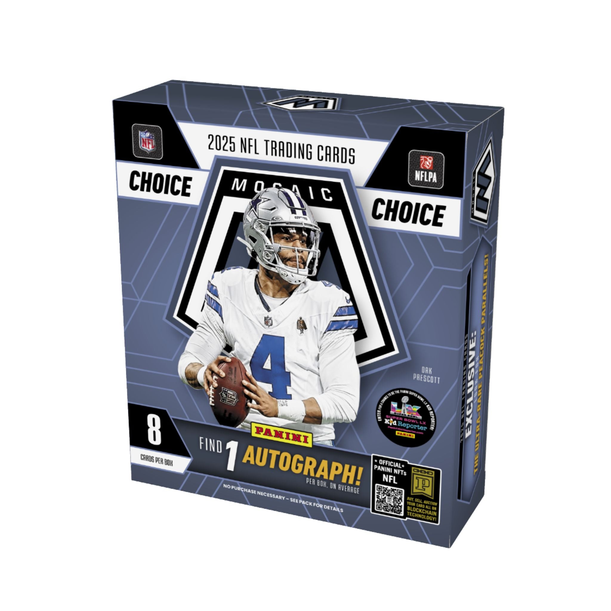 2025 Panini Mosaic Choice Football Box – Trading Card Market