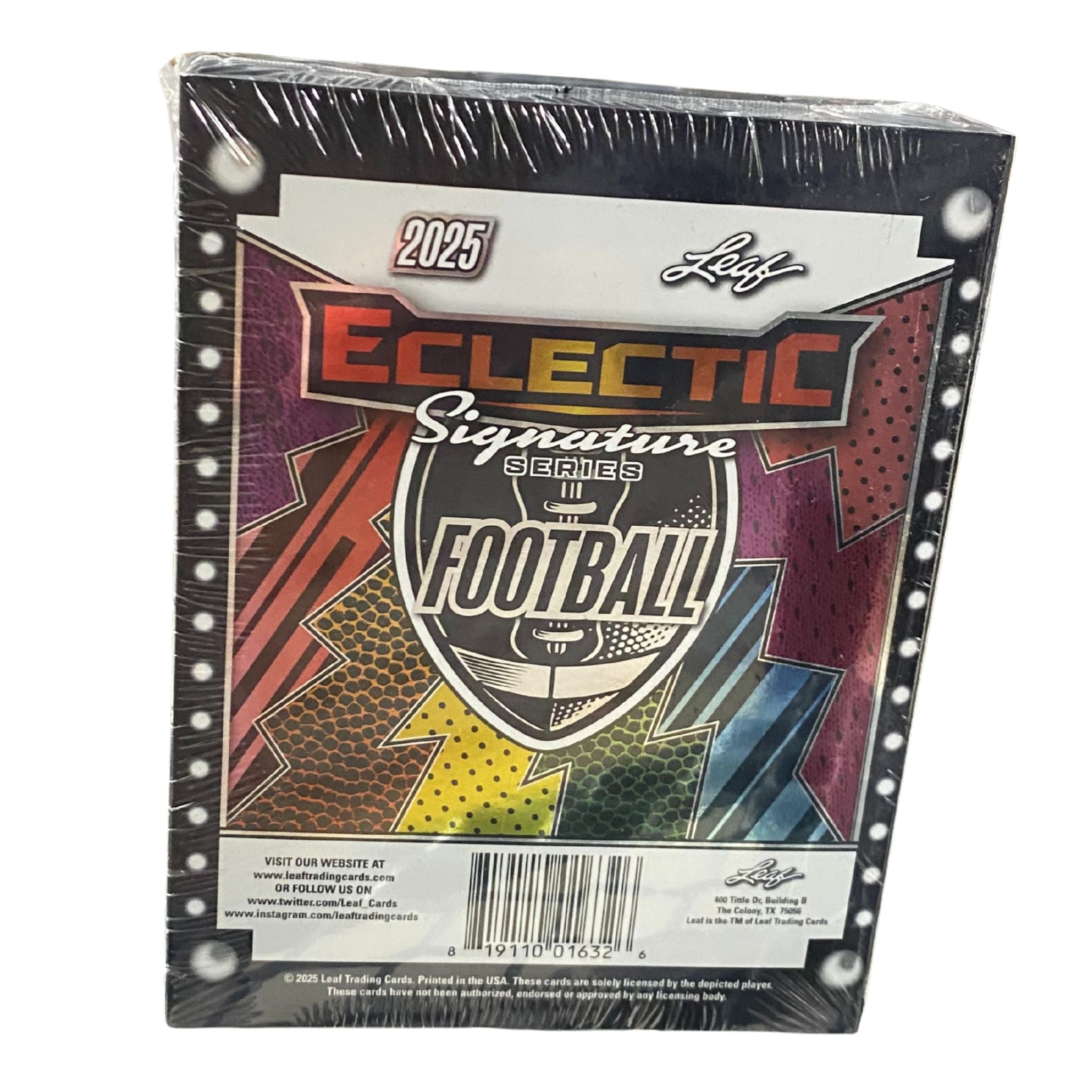2025 Leaf Eclectic Signature Series Football Hobby Box – Trading Card ...