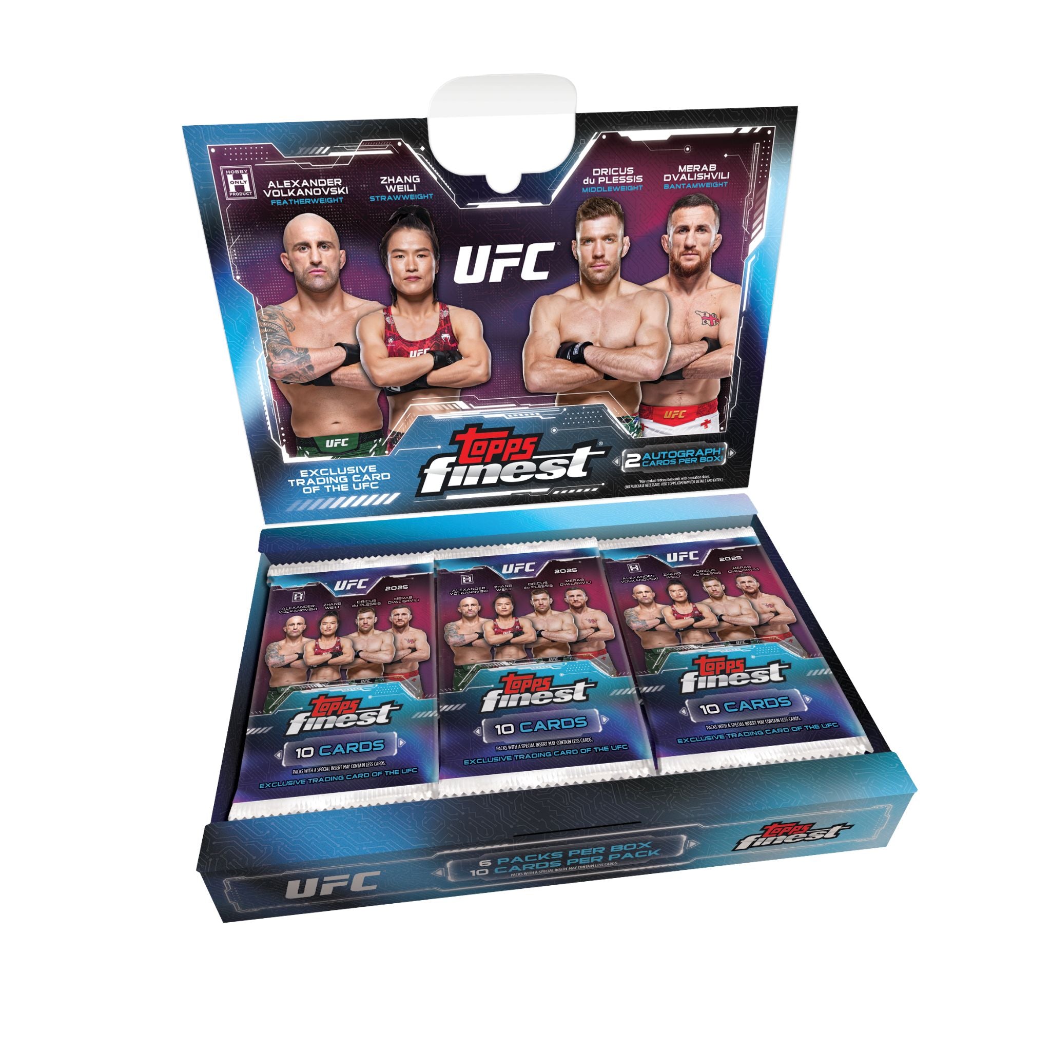 2025 Topps Finest UFC Hobby Box – Trading Card Market