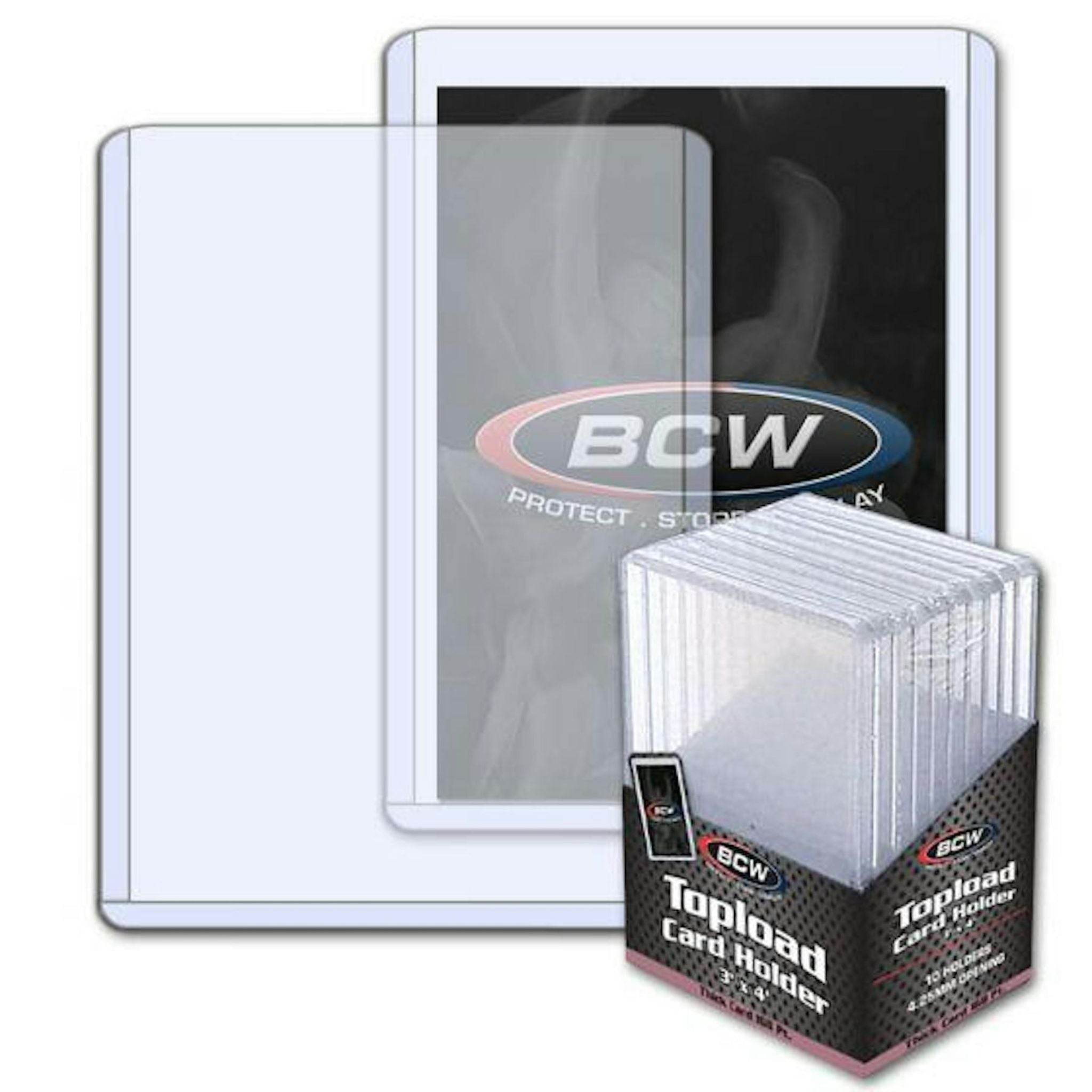BCW 3x4 Thick 168pt Toploader 10-Count Pack – Trading Card Market