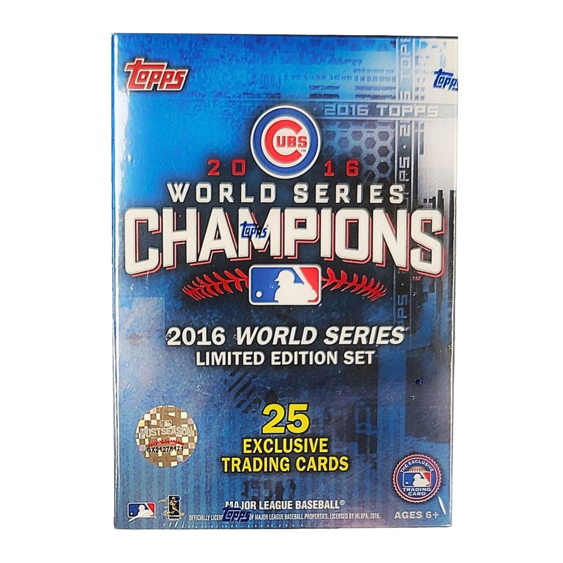 2016 Topps Baseball Chicago Cubs World Series Champions Blaster Box ...