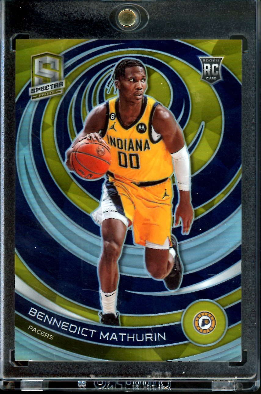 2022-23 Panini Spectra Bennedict Mathurin Rookie Gold /10 Pacers ...