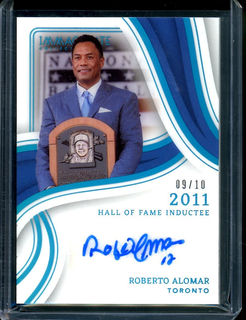 2023 Panini Immaculate Roberto Alomar Hall of Fame Inductee Auto /10 B ...