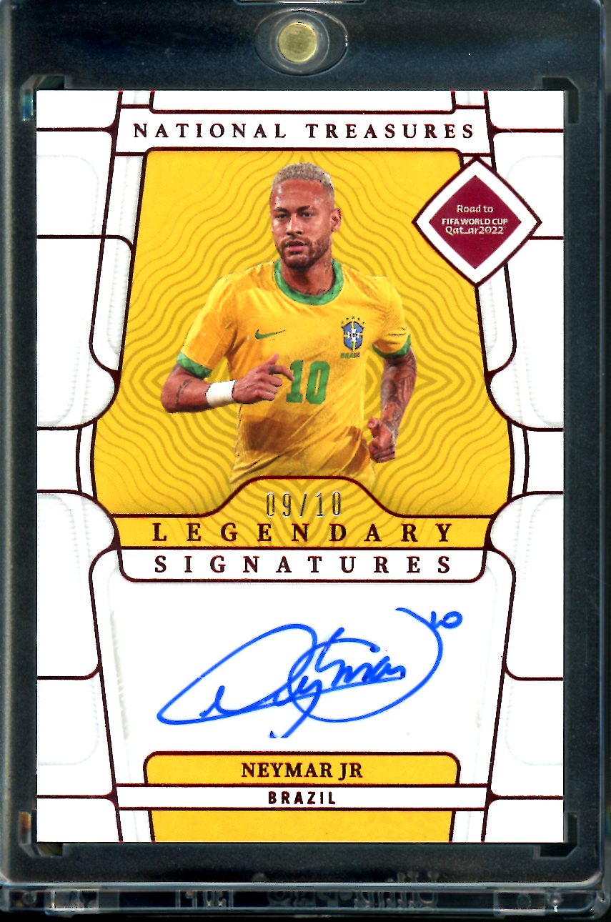 2022 Panini National Treasures Neymar Jr. Legendary 2022 Panini National Treasures Neymar Jr. Legendary
