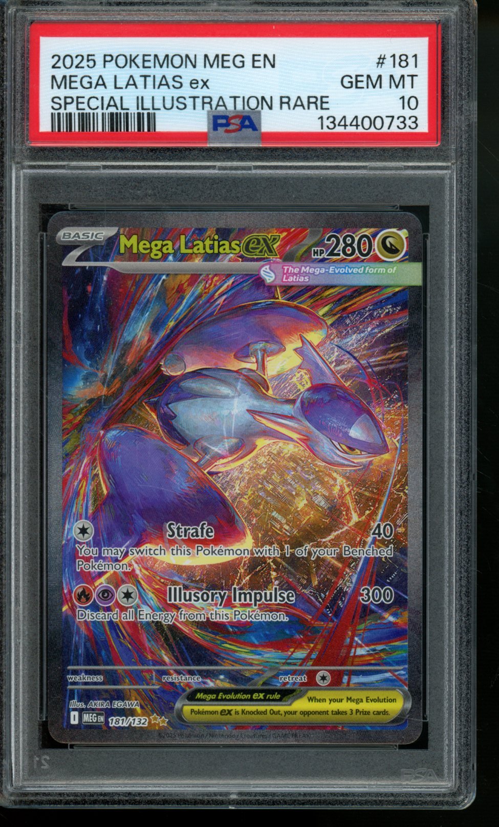 2025 Pokemon Mega Evolution Mega Latias EX SIR 181/132 PSA 10 – Trading ...