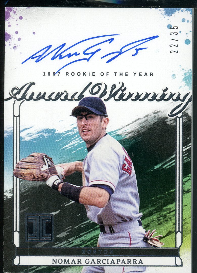 2025 Panini Impeccable Nomar Garciaparra Award Winning Autograph /35 R ...