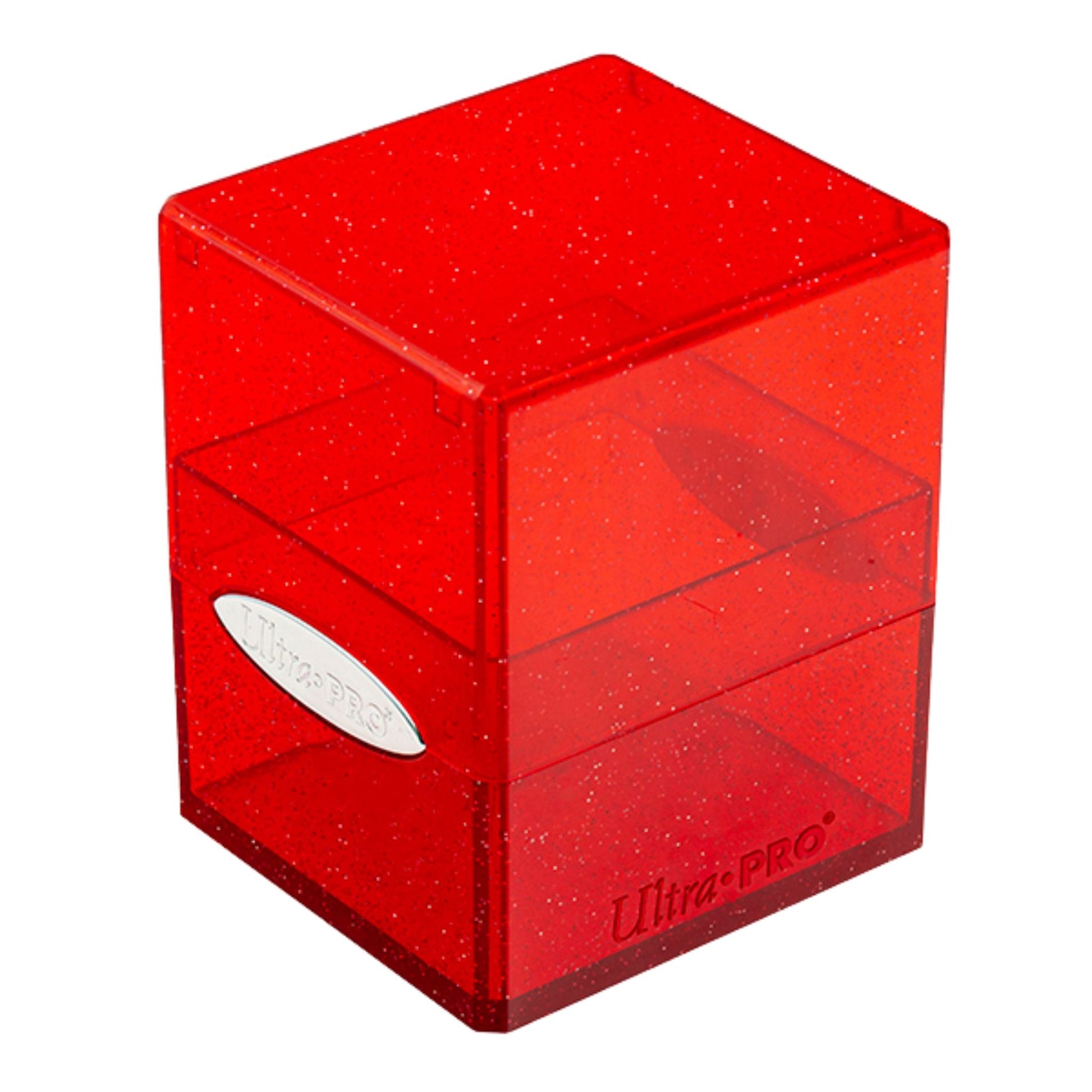 Ultra Pro Satin Cube 100+ Glitter Deckbox (Red) – Trading Card Market